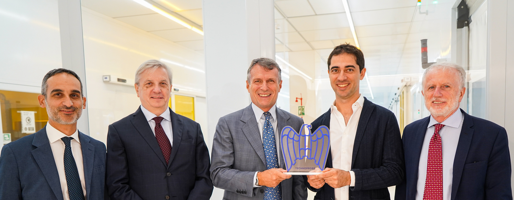 Il Presidente Spada in visita alla Technoprobe — Assolombarda